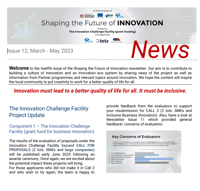 Shaping the Future of Innovation Newsletter, Issue 12, March - May 2023 ...